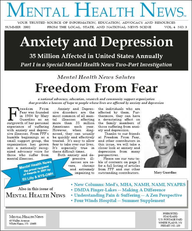 MHN Summer 2002 Issue Behavioral Health News